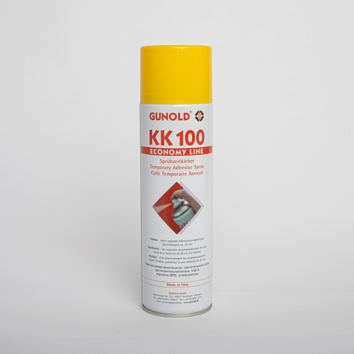 GUNOLD® KK 100 Economy, Adhesive spray, 500 ml - Size/Make-up: Dosen